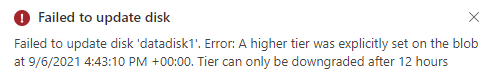 Autoscaling Managed Disk Performance Tiers without downtime