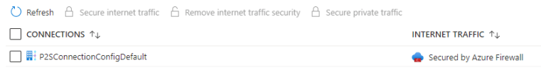 Point-to-Site Internet breakout through Azure Virtual WAN
